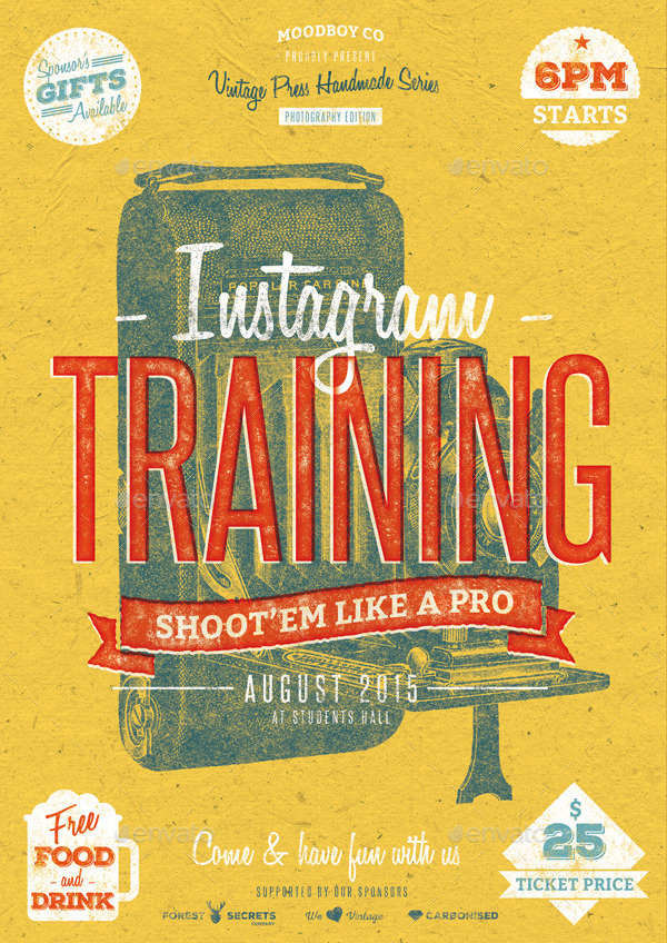 Instagram Photography Event Flyer/Poster by moodboy | GraphicRiver