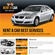 Rent a Car Flyer Template , Print Templates | GraphicRiver