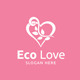 Eco Love Logo, Logo Templates | GraphicRiver