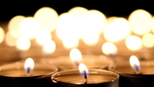 Many Candles Light 001, Stock Footage | VideoHive