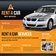 Rent a Car Flyer Template, Print Templates | GraphicRiver