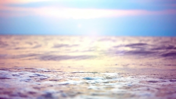 Waves Beating Against The Shore During Dramatic, Stock Footage | VideoHive