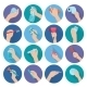 Hand Holding Objects Flat, Icons | GraphicRiver