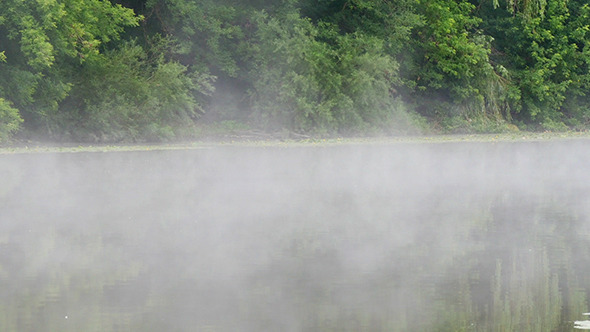 Morning Mist On The River, Stock Footage | VideoHive