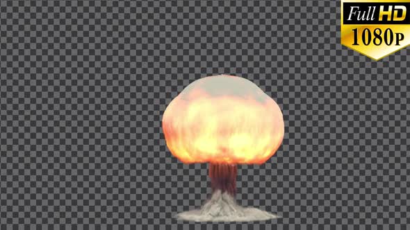 Huge Nuclear Explosion - Alpha Channel - FullHD, Motion Graphics ...