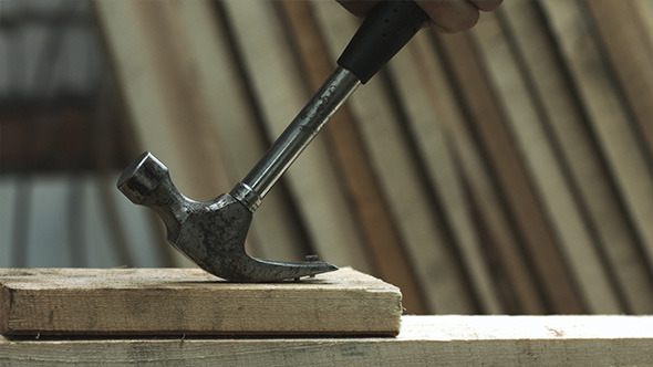 Pulling Nails with Hammer, Stock Footage | VideoHive