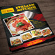 Italian Food Flyer, Print Templates | GraphicRiver