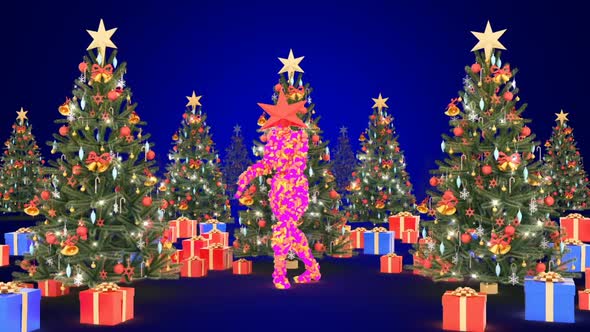 Christmas Character Dancing Loop, Motion Graphics | VideoHive