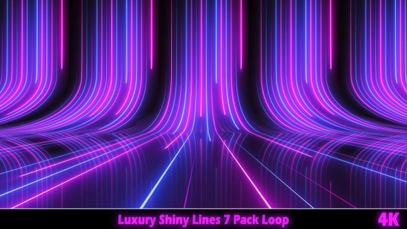 Luxury Shiny Lines 7 Pack, Motion Graphics | VideoHive