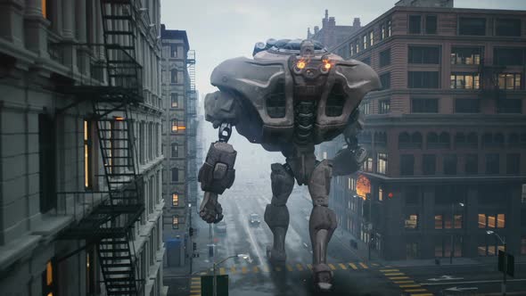 Alien Robot Invader, Motion Graphics | VideoHive