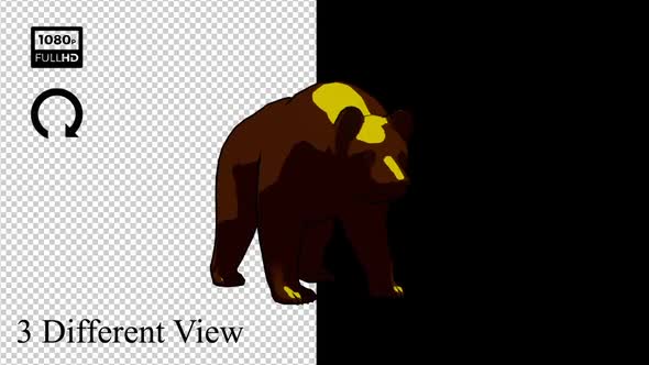 Comics Bear Howl Pack , Motion Graphics | VideoHive
