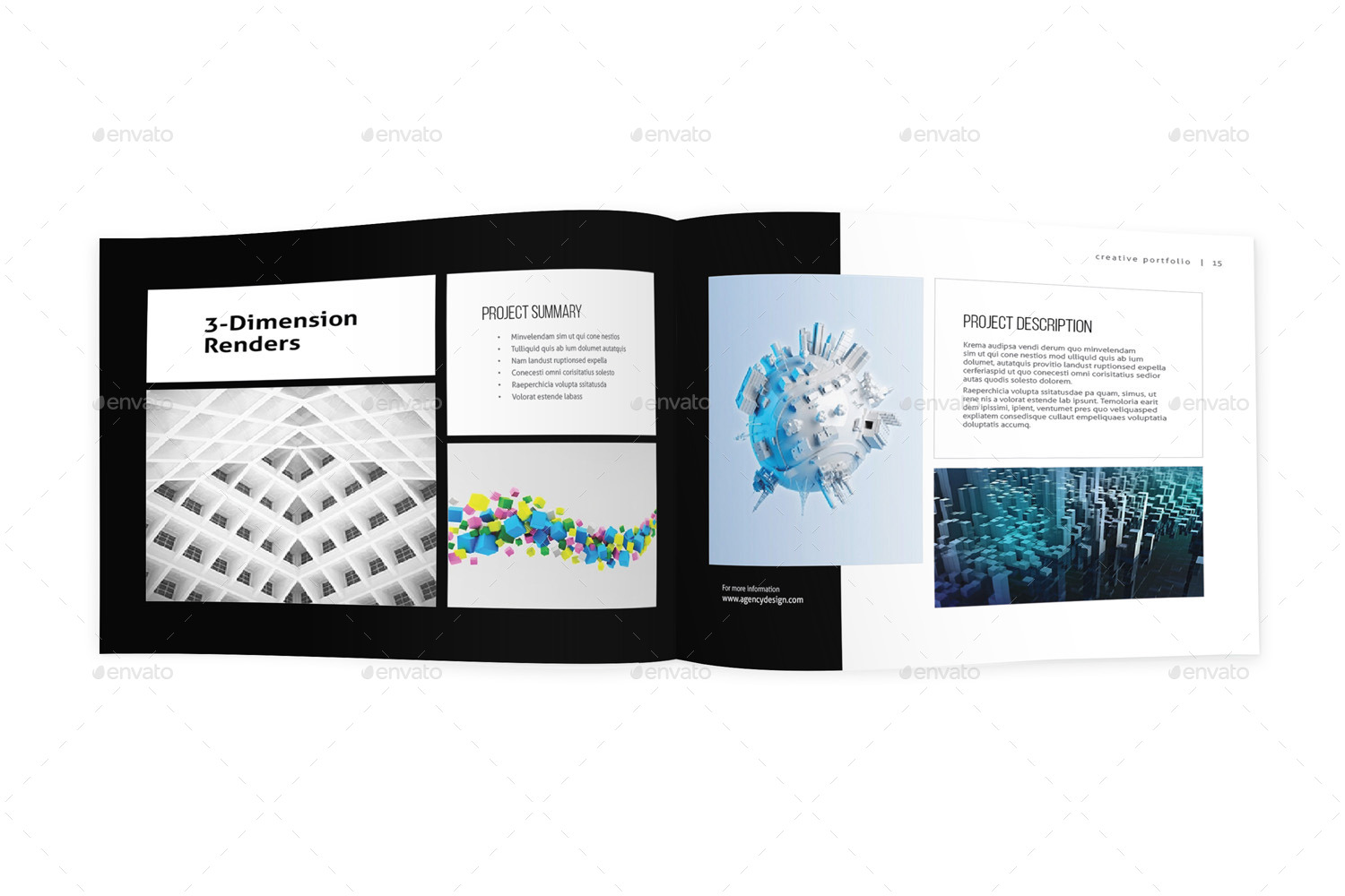 Creative Studio Landscape Portfolio, Print Templates | GraphicRiver