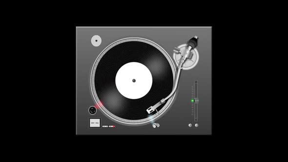 Animated Retro Turntable, Motion Graphics | VideoHive