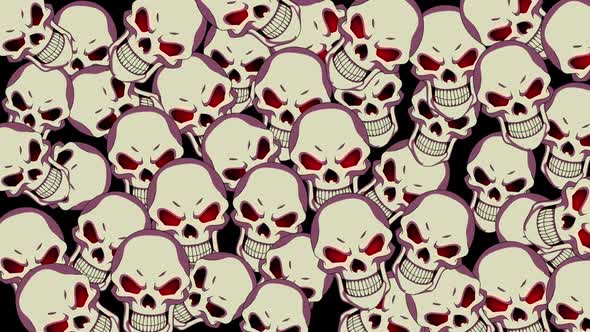 Skulls Bg, Motion Graphics | VideoHive