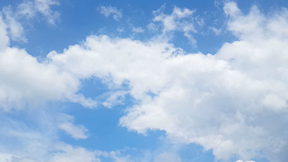 Loop Of Beautiful Clouds, Stock Footage | VideoHive