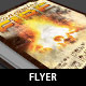 Consuming Fire Church Flyer Template, Print Templates | GraphicRiver