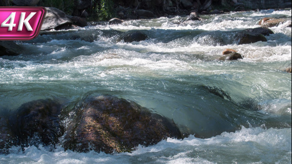 Clean Mountain River, Stock Footage | VideoHive