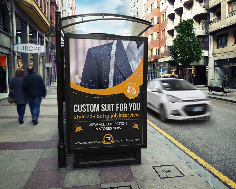 Tailor Fashion Advertising Bundle, Print Templates | GraphicRiver