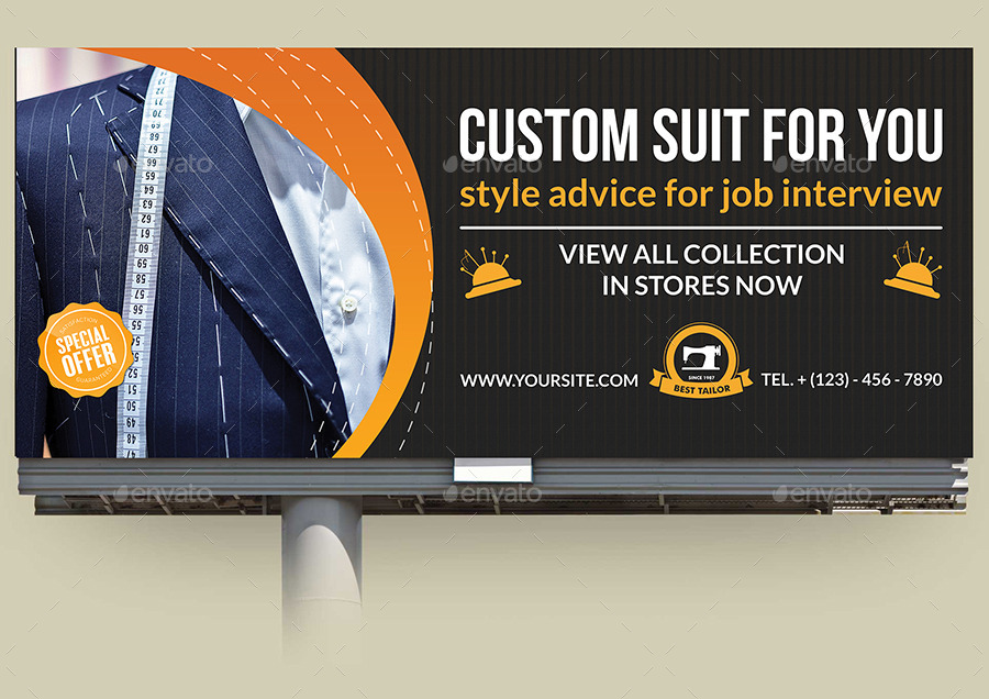 Tailor Fashion Advertising Bundle, Print Templates | GraphicRiver