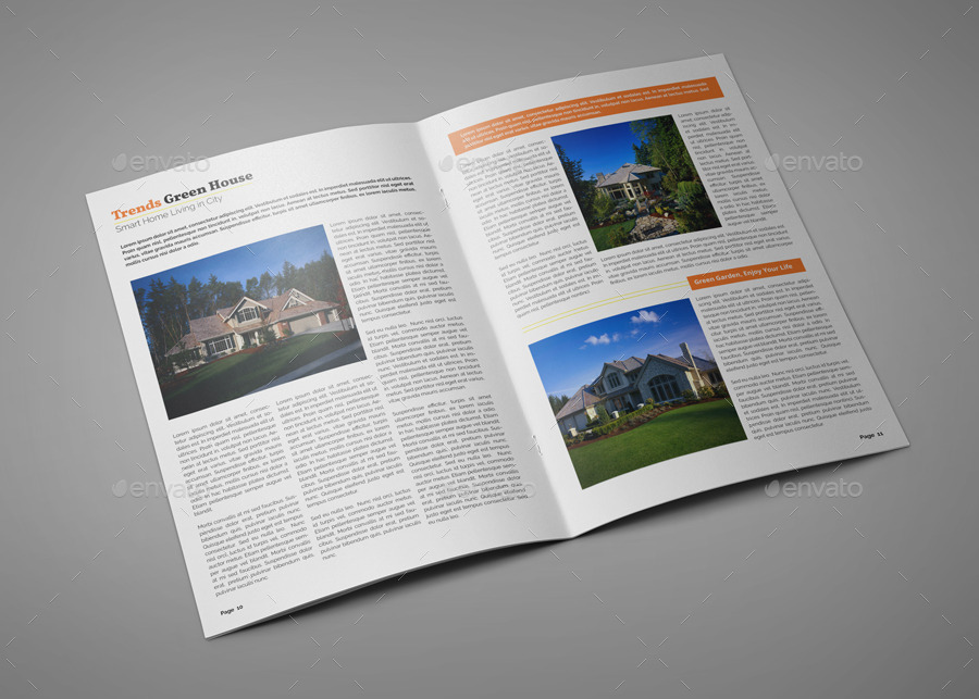 Construction Magazine, Print Templates | GraphicRiver