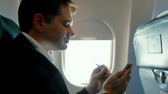 Communication During Traveling By Plane, Stock Footage | VideoHive