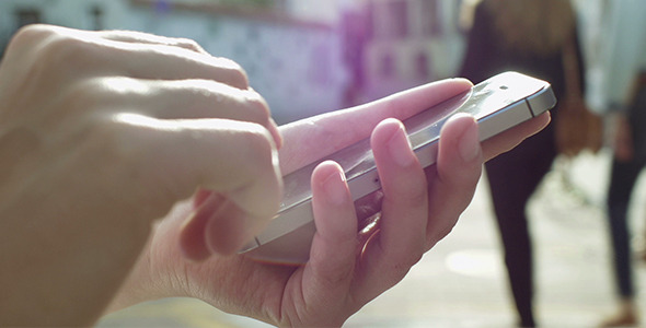 Using Mobile Phone In Public, Stock Footage | VideoHive