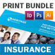 Insurance Company Print Bundle, Print Templates | GraphicRiver