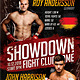 Fight Showdown Flyer Template, Print Templates | GraphicRiver
