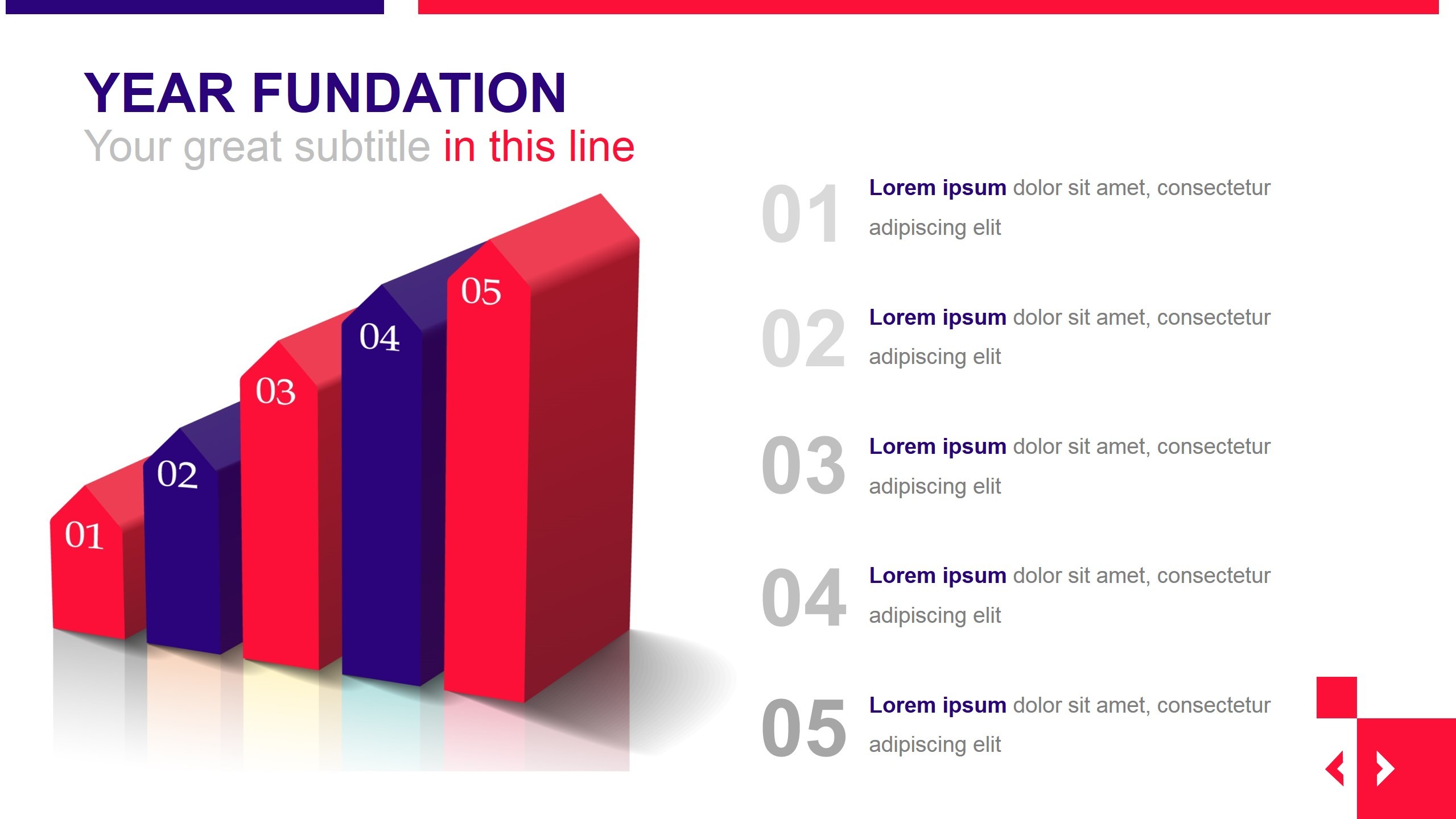 RED and BLUE Powerpoint Sliders Template, Presentation Templates ...