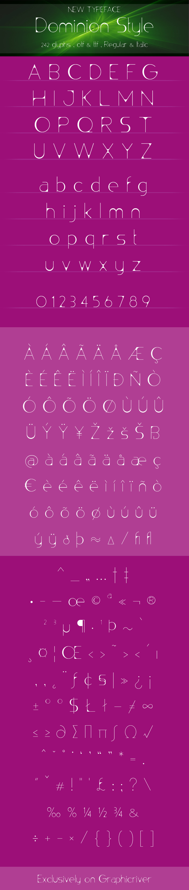 Dominion Style, Fonts | GraphicRiver