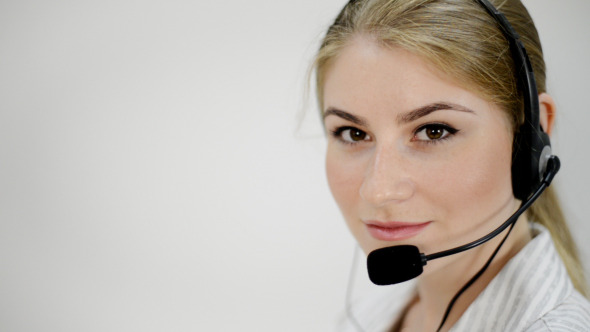 Operator Girl, Stock Footage | VideoHive