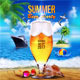 Summer Beer Party Flyer, Print Templates | GraphicRiver