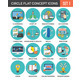Circle Colorful Concept Icons, Vectors | GraphicRiver