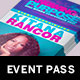Women's Conference Event Pass Template, Print Templates | GraphicRiver