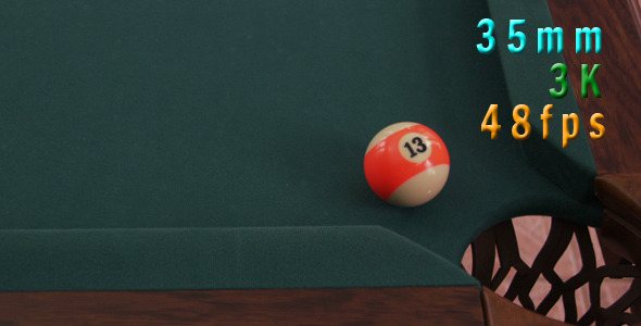 Ball Spinning On A Billiards Table 15 , Stock Footage | VideoHive