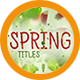 Spring Titles, After Effects Project Files | VideoHive