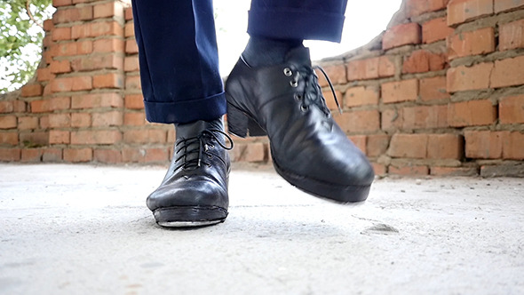 Feet In Irish Dancing Step Shoes, Stock Footage | VideoHive