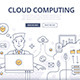 Cloud Computing Doodle Concept, Vectors | GraphicRiver