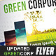 Green Corporate Flyer Template, Print Templates | GraphicRiver