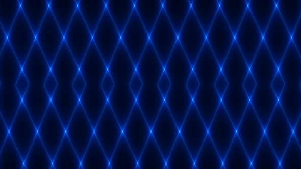 Blue Neon Pattern Animated Background, Motion Graphics | VideoHive