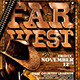 Western Farwest Flyer Template, Print Templates | GraphicRiver