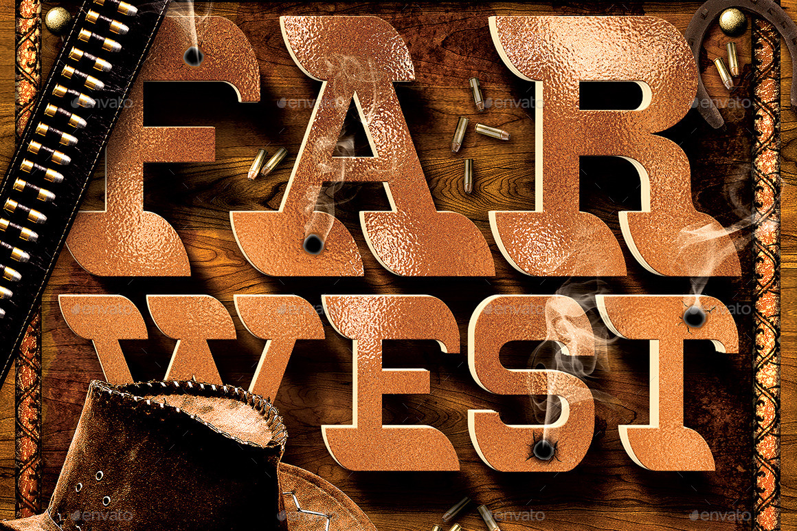 Western Farwest Flyer Template, Print Templates | GraphicRiver