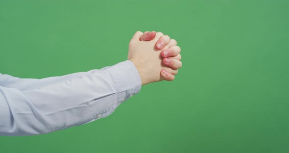 Hands clasped together, Stock Footage | VideoHive