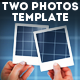 Hands Holding Two Photos Template, Graphics | GraphicRiver