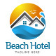 Beach Hotel - Logo Template, Logo Templates | GraphicRiver