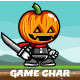 Halloween Pumpkin Game Character, Game Assets | GraphicRiver