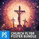 Church/Christian Themed Poster/Flyer Bundle-3, Print Templates ...