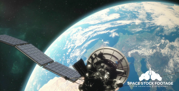 Satellite in Orbit, Motion Graphics | VideoHive
