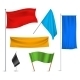Colored Flags Banners Icons Composition, Vectors | GraphicRiver