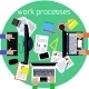 Working Process, Vectors | GraphicRiver